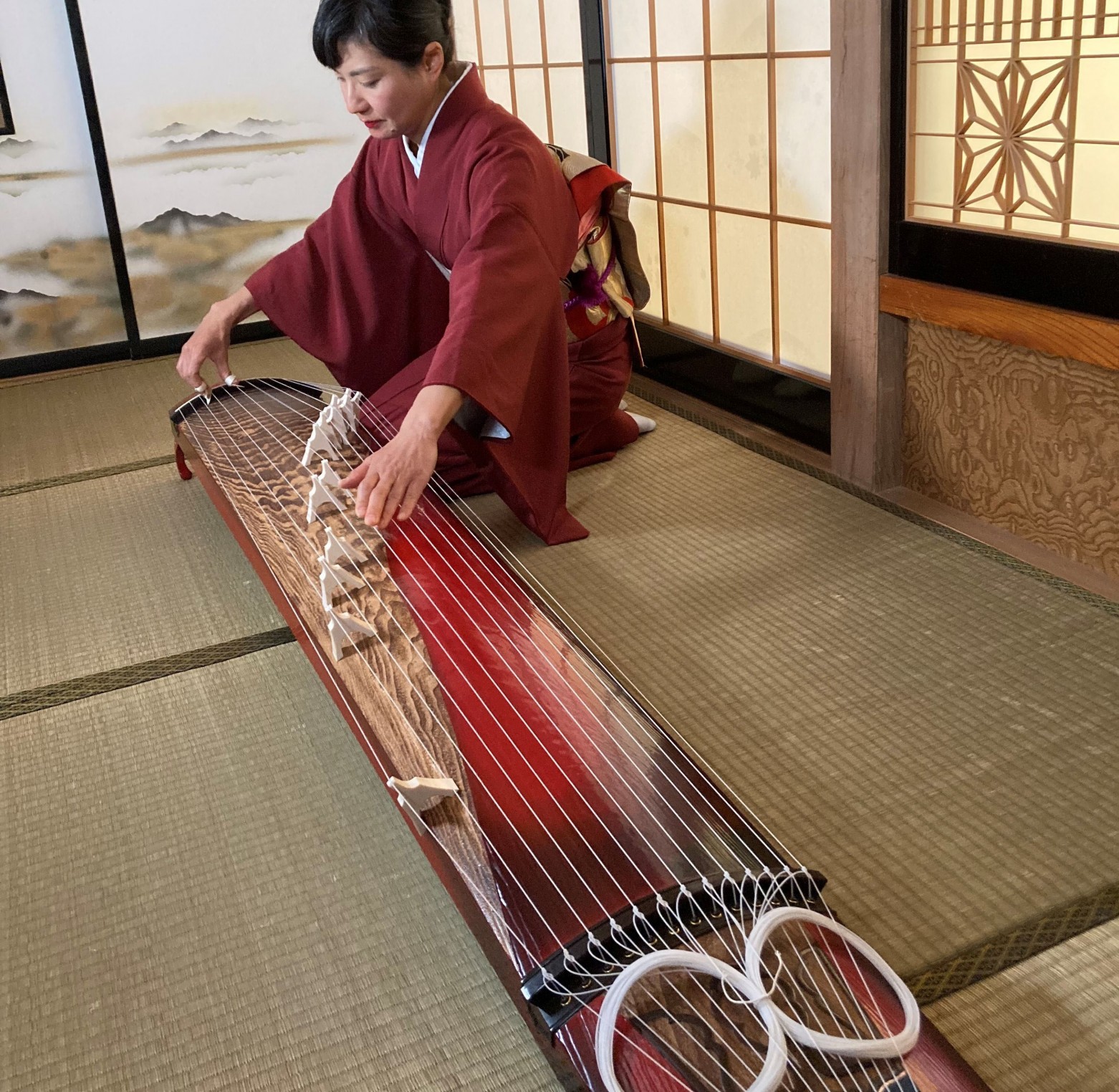 Koto Instrument Live and Experience near Matsumoto Castle Started ...